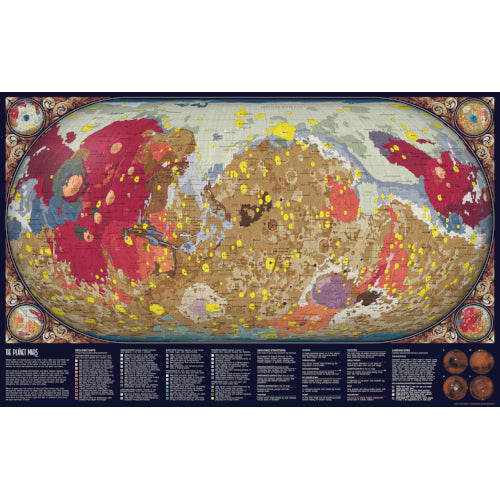 The Planet Mars Print | The Space Store