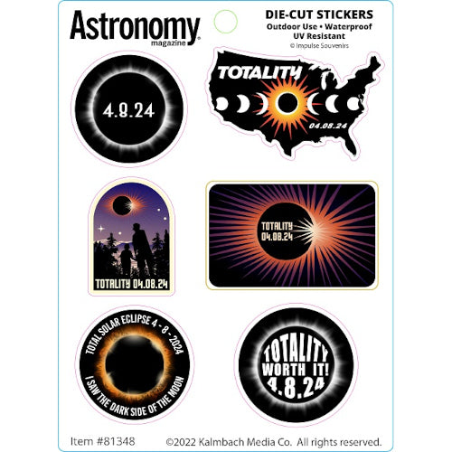 2024 Eclipse Vinyl Sticker Set | The Space Store