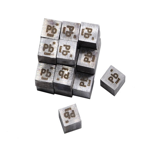 Lead 10mm Metal Cube | The Space Store