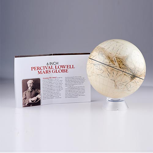 Percival Lowell Mars Globe - 6-inch | The Space Store