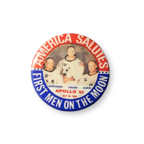 Vintage Apollo 11 Moon Landing Button | The Space Store