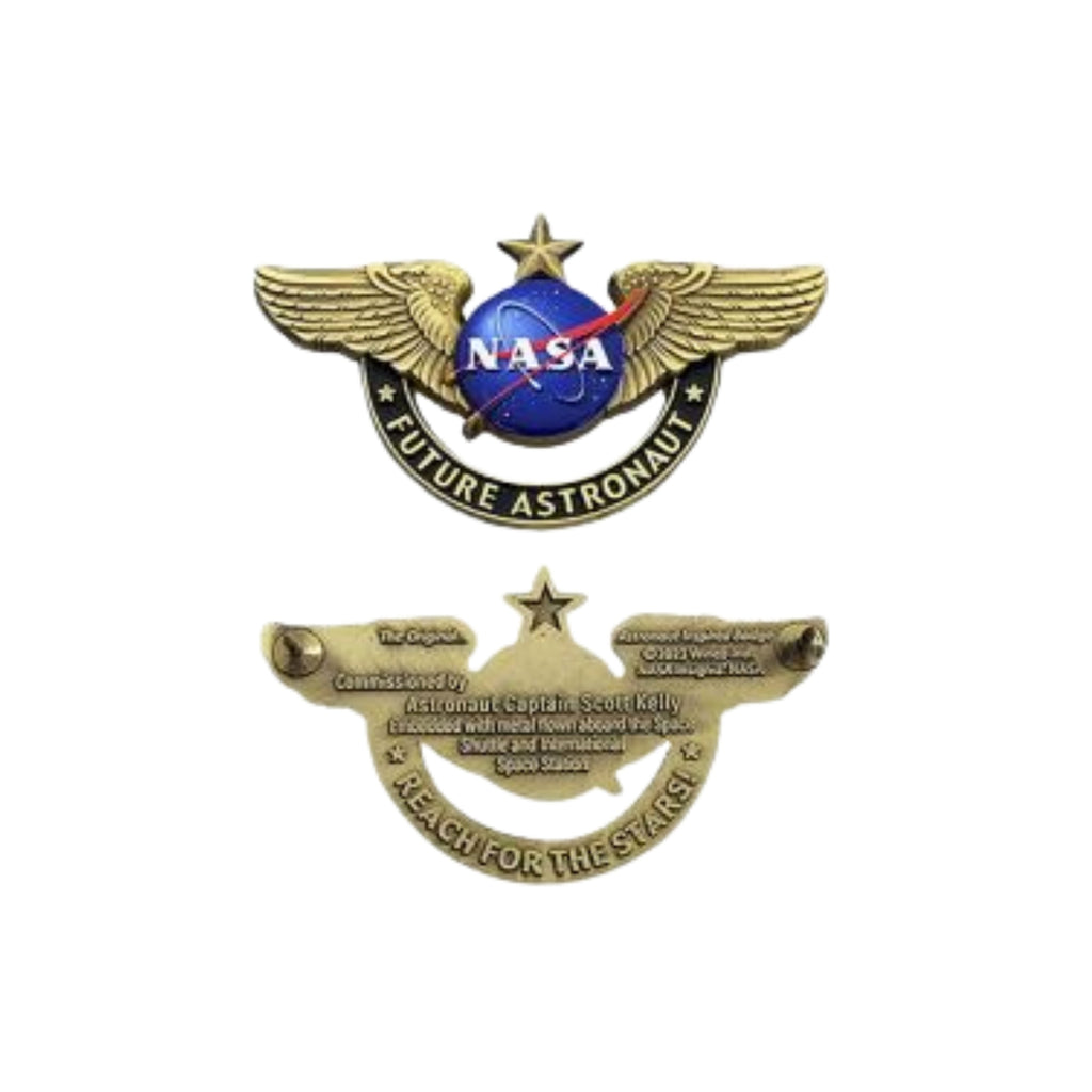 Future Astronaut Wings 3D badge pin from Winco | The Space Store