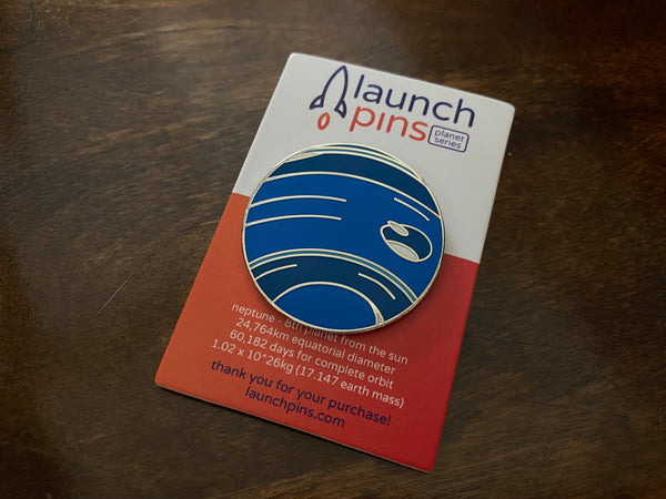Neptune Hard Enamel Pin | The Space Store