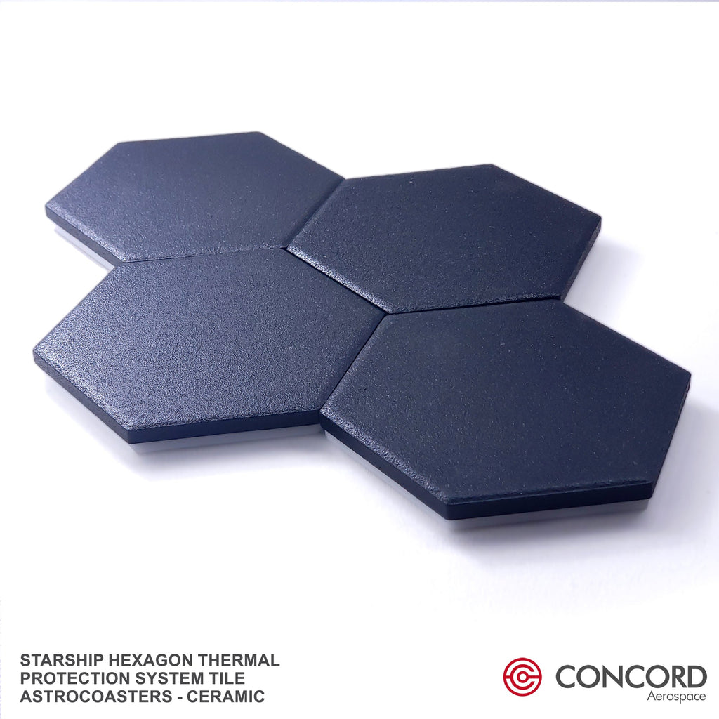 Starship Hexagon Thermal Protection System Tile Astrocoaster | The ...