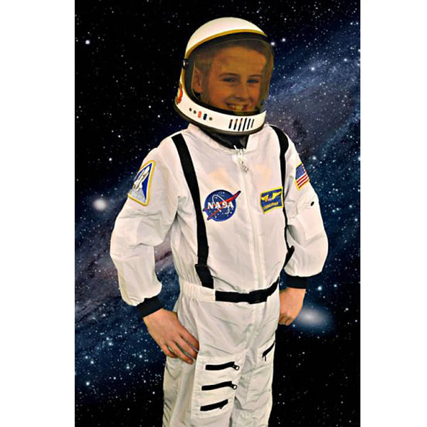 White Jr Astronaut Suit with Child Helmet (child size) | The Space Store