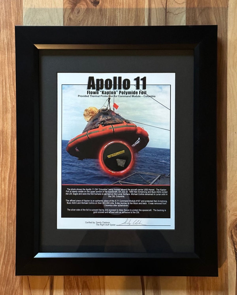 Apollo 11 Flown Kapton Insulation Presentation | The Space Store