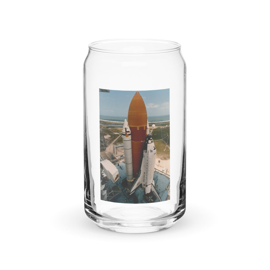 NASA Space Shuttle Endeavor Custom Can-Shaped Glass | The Space Store