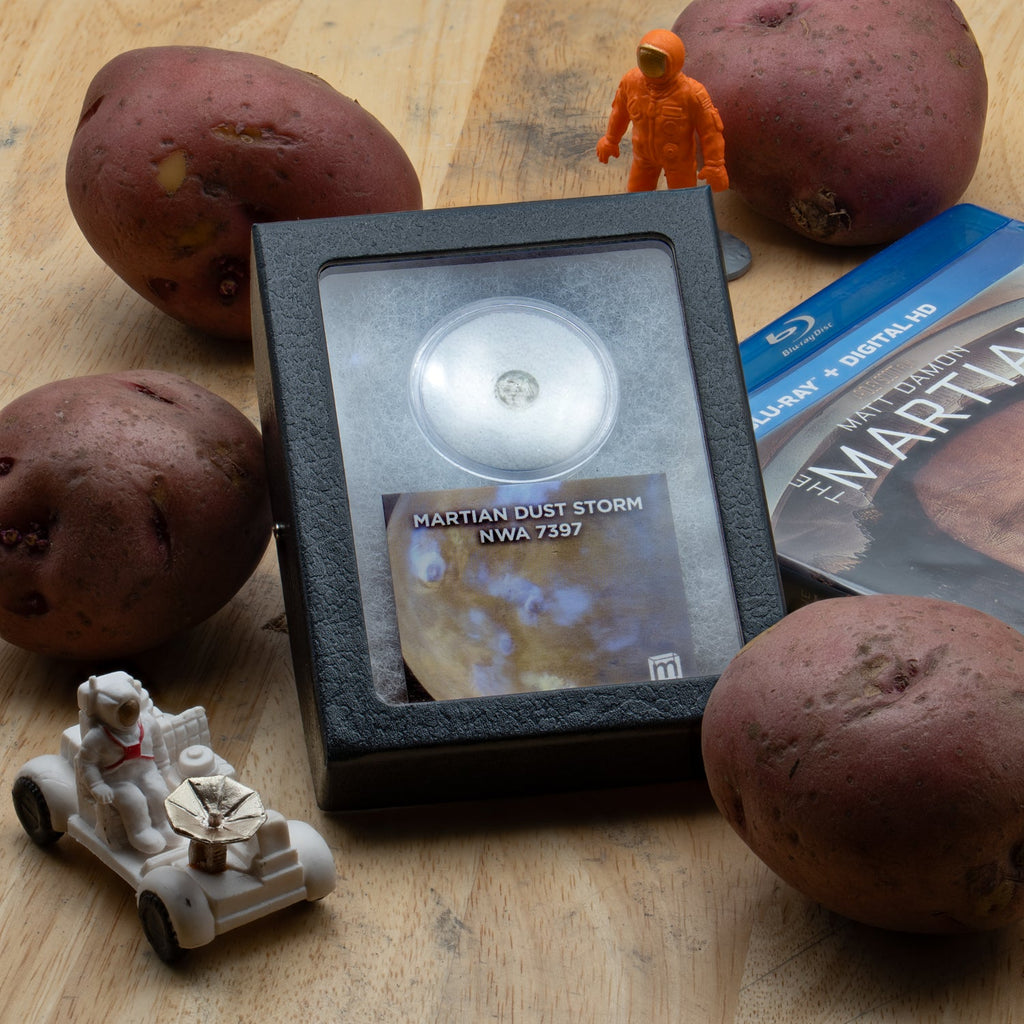 Martian Dust Storm NWA 7397 - Martian Meteorite | The Space Store