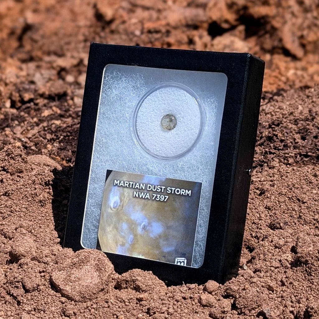 Martian Dust Storm NWA 7397 - Martian Meteorite | The Space Store