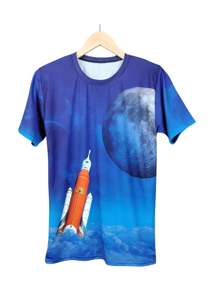 ARTEMIS SLS Rocket to the moon adult unisex t-shirt | The Space Store