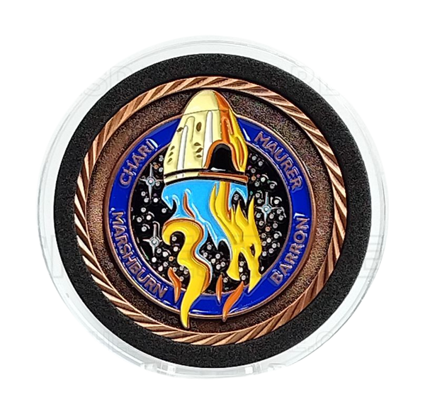 NASA SpaceX Crew-3 Mission Medallion | The Space Store