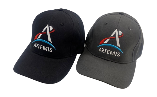 Artemis Program Cap in Black or Arctic Gray | The Space Store