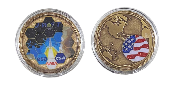 Webb Telescope Mission Coin | The Space Store