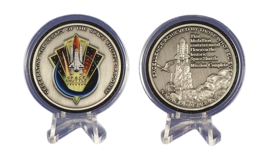 Space Shuttle Program Official NASA Commemorative Award - Silver ...
