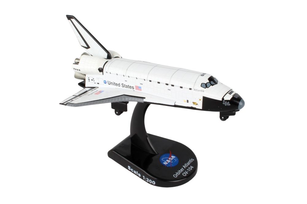 Postage Stamp Space Shuttle Atlantis 1/300 Model | The Space Store