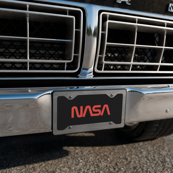 NASA Worm Logo Vanity license plate | The Space Store