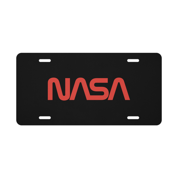 NASA Worm Logo Vanity license plate | The Space Store