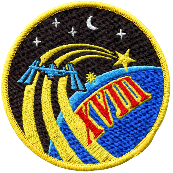 Expedition 18 Mission Patch | The Space Store