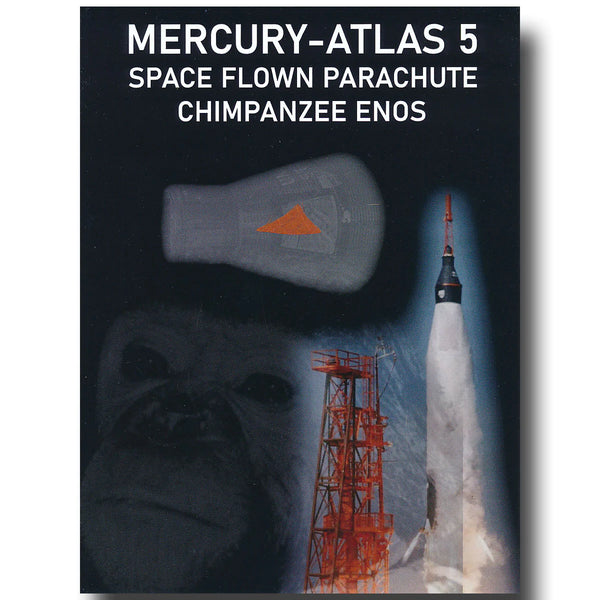 MERCURY MA-5 CHIMP ENOS SPACE FLOWN PARACHUTE PRESENTATION | The Space ...