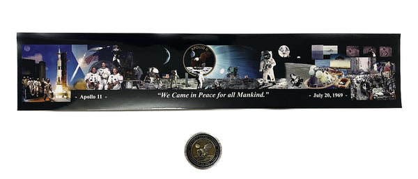 For all Mankind' Panorama of Buzz Aldrin / Apollo 11 | The Space Store