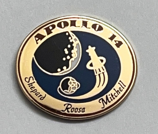 Apollo 14 Mission Lapel Pin | The Space Store