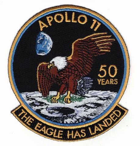 Apollo 11 50 Year Anniversary 'The Eagle Has Landed' Patch | The Space ...