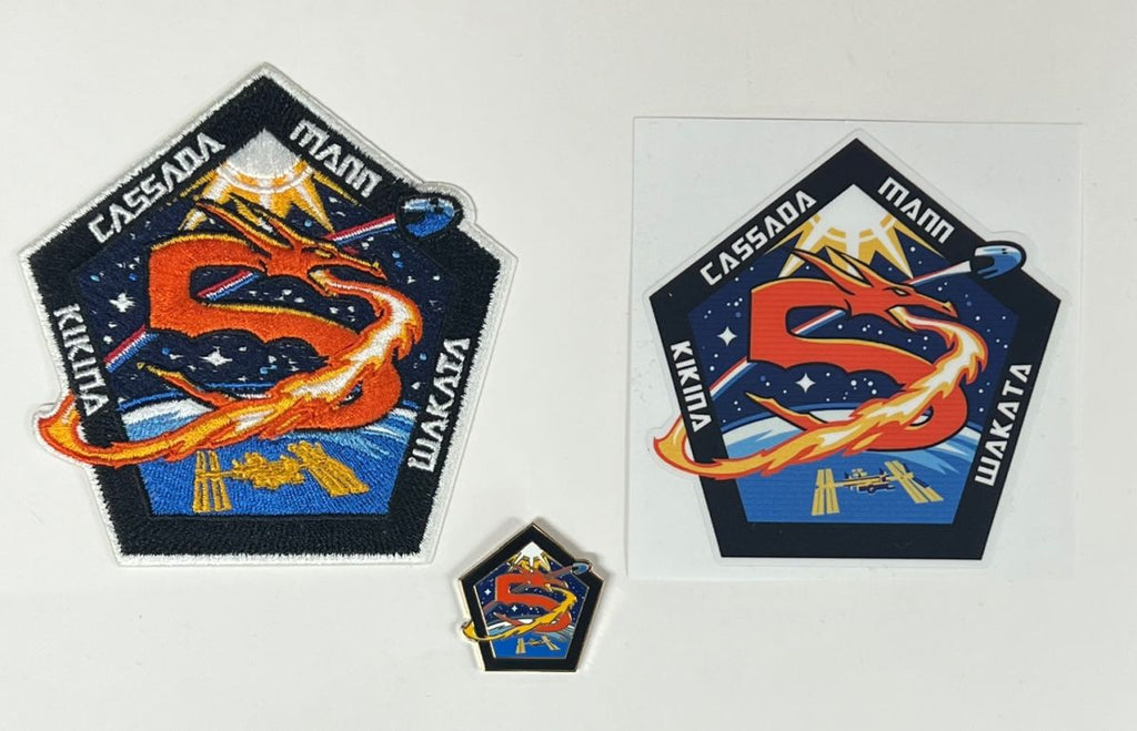 NASA SPACEX Crew 5 Patch with names, Lapel Pin and Sticker Set | The ...