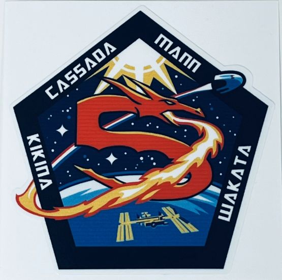 NASA SPACEX Crew 5 Mission Sticker wih crew names | The Space Store