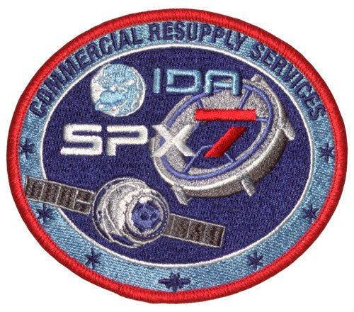 NASA SpaceX CRS-7 Mission Patch | The Space Store