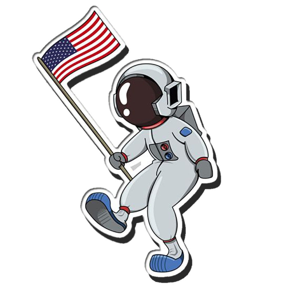 Astronaut Dad Auto Decal 4" | The Space Store