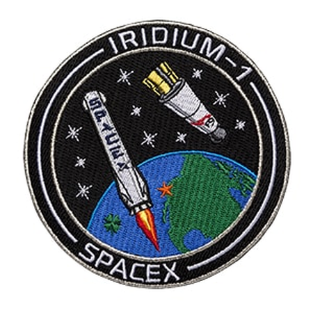 SPACEX IRIDIUM 1 Mission Patch | The Space Store