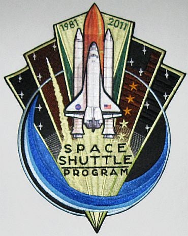 10" Space Shuttle 'End of Program' 1981-2011 - Patch | The Space Store