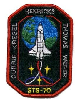 STS-70 Mission Patch | The Space Store