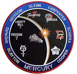 Mercury Commemorative 8" Patch | The Space Store