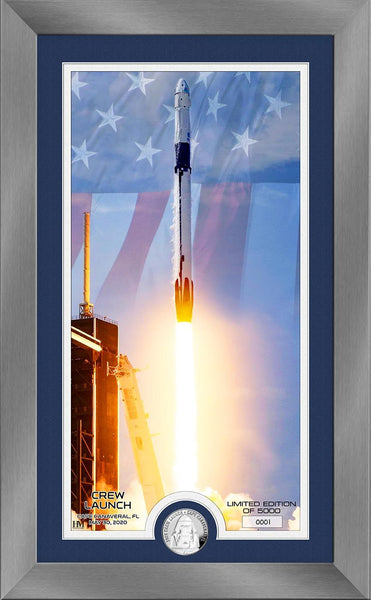 SPACEX DM-2 Limited Edition Photo Mint Frame | The Space Store