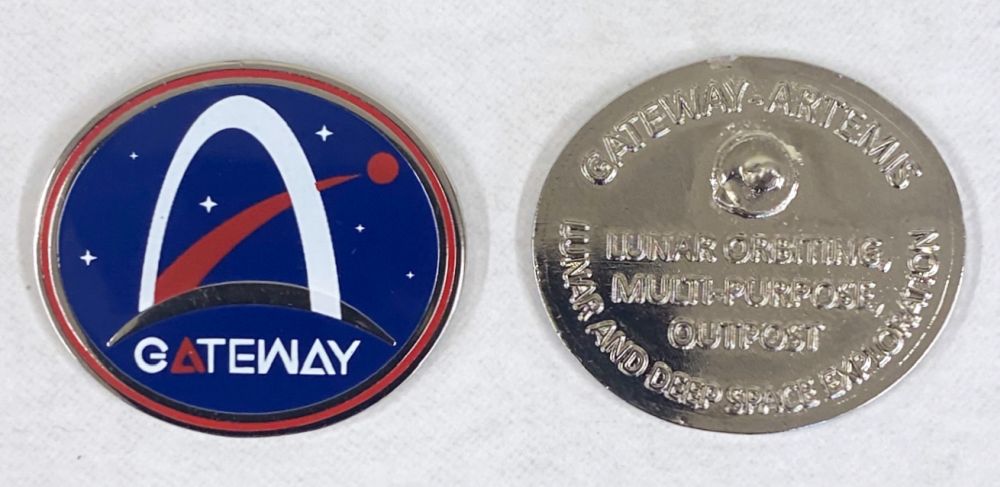 Lunar Orbital Platform Lapel Pin | The Space Store