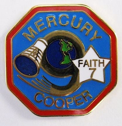 Mercury 9 Mission Lapel Pin | The Space Store