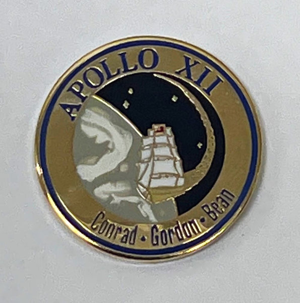 Apollo 12 Mission Lapel Pin | The Space Store