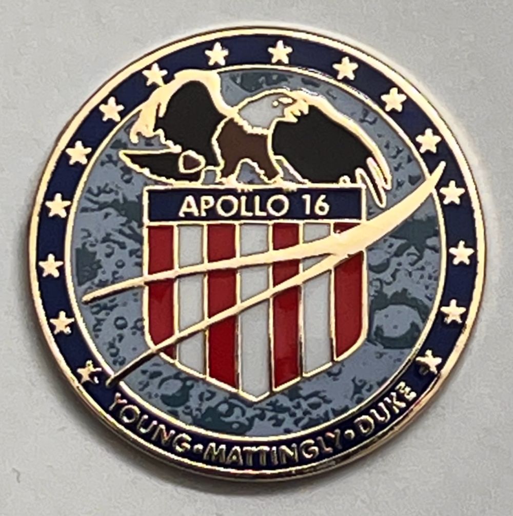 Apollo 16 Mission Lapel Pin | The Space Store