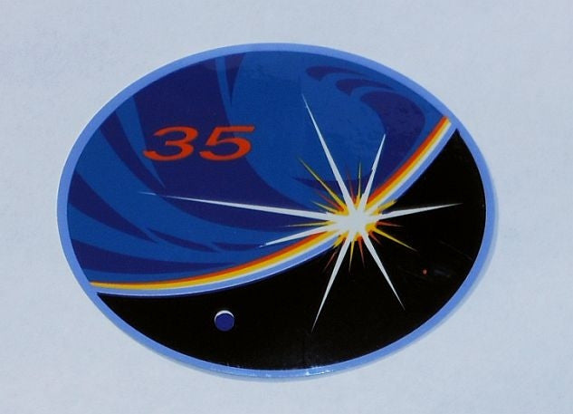 Expedition 35 Mission Sticker | The Space Store