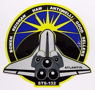 STS-132 Mission Sticker | The Space Store