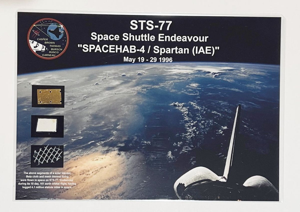 STS-77 Space Shuttle Endeavour 'SPACEHAB-4 / SPARTAN (IAE) Presentation ...