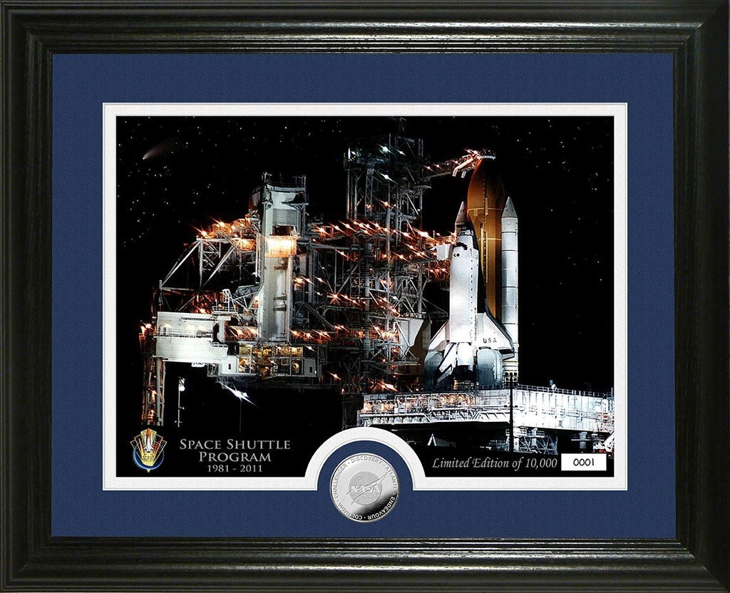 *Space Shuttle Frame Night Launch with Space Shuttle Coin | The Space Store