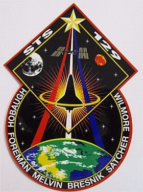 STS-129 Mission Sticker | The Space Store