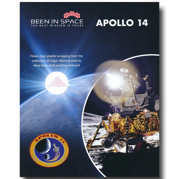 Apollo 14 Flown Plastic Wrapping Presentation | The Space Store