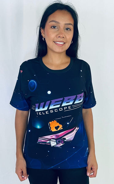 WEBB Telescope with Webb Logo T-Shirt - Kids 2T to 7 | The Space Store